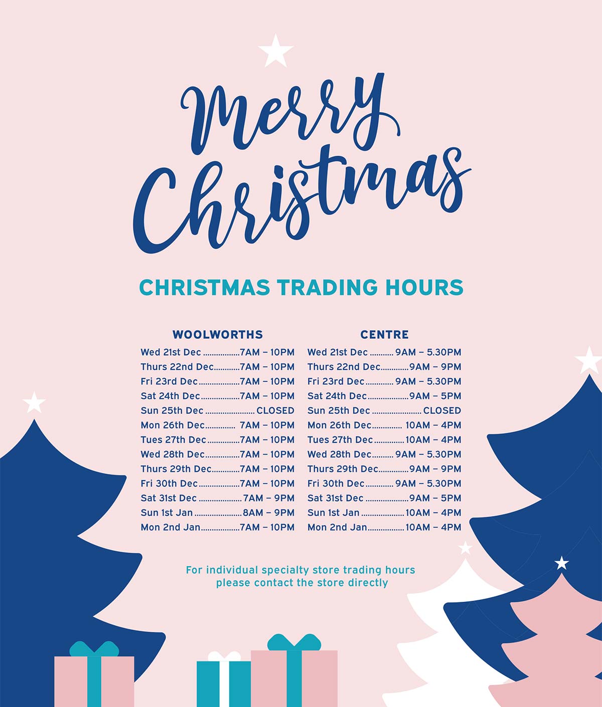Peninsula Plaza | Trading Hours